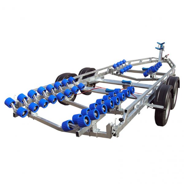 EXT2600 Super Roller Twin Axle Galvanised Boat Trailer – Extreme ...